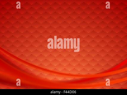 Red tech wavy background Stock Photo - Alamy
