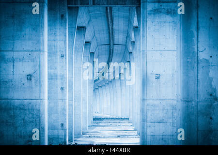 Modern bridge fragment Stock Photo - Alamy