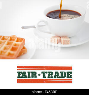 Composite image of fair trade graphic Stock Photo - Alamy