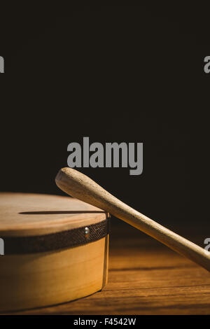 Traditional Irish bodhran and stick Stock Photo - Alamy