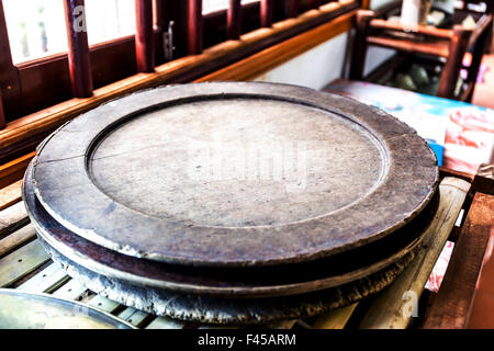 Ancient Vietnamese farming and fishing tools on display Stock Photo - Alamy