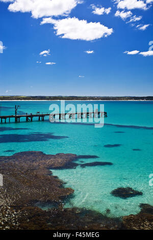 Beautiful beach jetty Stock Photo - Alamy