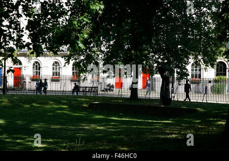 Fitzroy Square Garden, Georgian garden, Fitzrovia, London, England, UK ...