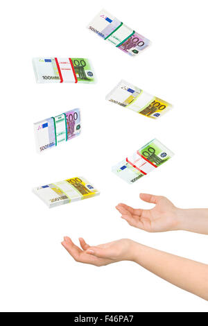 Juggling hands and money Stock Photo - Alamy