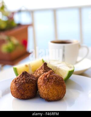 Traditional Syrian Lebanese stuffed kibbeh Stock Photo - Alamy