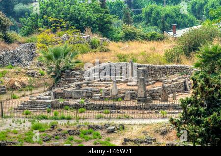 Lebanon. Byblos. Temple of the Obelisks. Phoenician temple built around ...