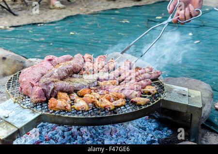 A traditional South African braai Stock Photo - Alamy
