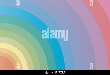 A circular array of bright colours as a fashion background Stock Photo ...