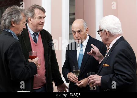 Blake Morrison, Jeremy Lewis, Loyd Grossman & Barry Cryer at the Oldie ...