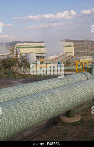 Olkaria Geothermal Plant Hells Gate National Park Kenya East Africa ...