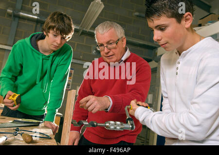 Hanham High School, Bristol construction department where they teach ...