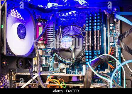 Inside a desktop computer Stock Photo - Alamy