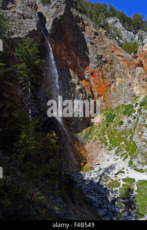 Rinka waterfall, Karawanks, Alps, Slovenia Stock Photo - Alamy