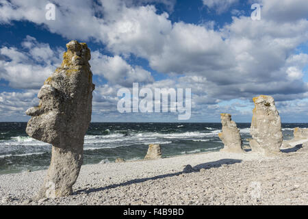 limestone rocks, Gotland, Sweden Stock Photo - Alamy