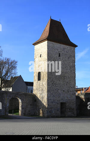 city walls in Staßfurt Stock Photo - Alamy