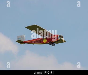 ANEC II vintage aircraft flying at the Shuttleworth Trust in October ...