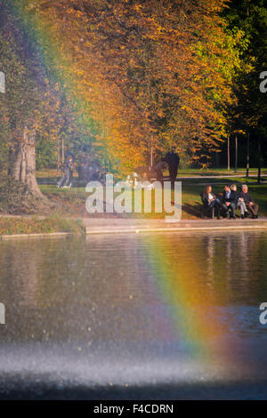 Rainbow in the Orangerie, Strasbourg, Alsace, France Stock Photo - Alamy