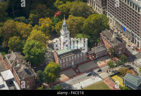 Aerial view of Philadelphia City Hall, Philadelphia, Pennsylvania, U.S ...