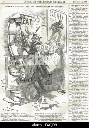 Punch 1888 Cartoon Illustration Stock Photo - Alamy