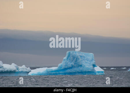 Antarctica. Brown Bluff. Bright blue iceberg Stock Photo - Alamy