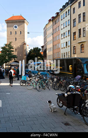 Isar Gate, Munich, Bavaria, Germany LCCN2002696148 Stock Photo - Alamy