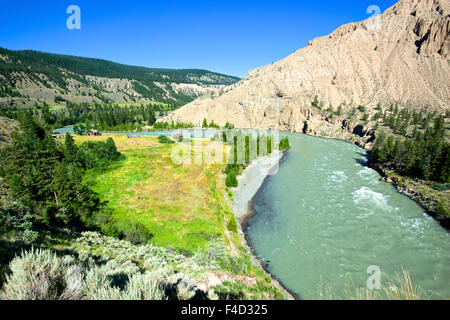 The glacier fed Chilcotin River in B.C.'s grasslands flows through ...