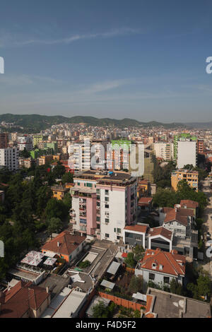 Albania, Tirana, elevated city view Stock Photo - Alamy