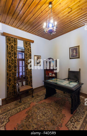 Albania, Vlora, Museum of Independence, interior of first seat of ...