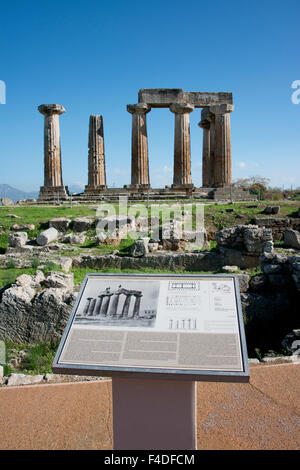Greece, Corinth, Ancient Corinth. Once the wealthiest city in Greece ...