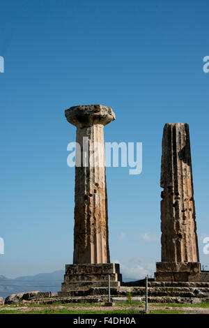 Greece, Corinth, Ancient Corinth. Once the wealthiest city in Greece ...