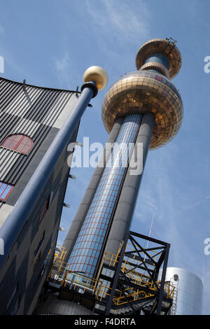 Detail on the Fernwarme Power Plant, Vienna, Austria Stock Photo - Alamy