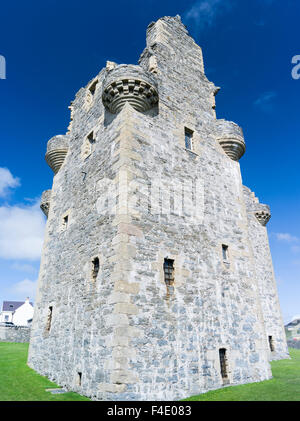 Scalloway Castle, landmark of Scalloway, the former capital of the ...