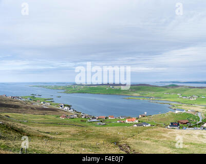 Whiteness on the shore of Whiteness Voe, Shetland. Shetland, Scotland ...
