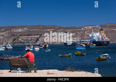 Chile, Guayacan, port view Stock Photo - Alamy