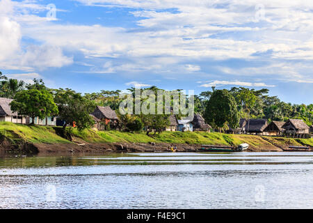 Housing, Amazon basin, Peru Stock Photo - Alamy