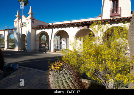 The Ajo Arizona train depot of the Tucson, Cornelia and Gila Bend ...