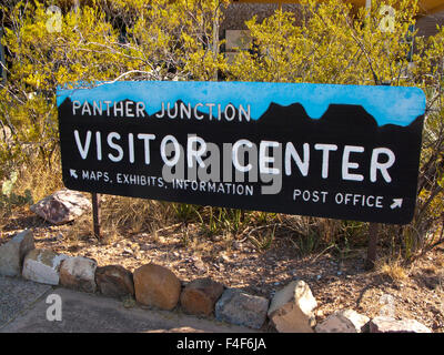 Panther Junction visitor center at the Big Bend National Park Stock ...