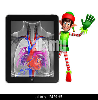 3d rendered illustration of elves with xray Stock Photo - Alamy