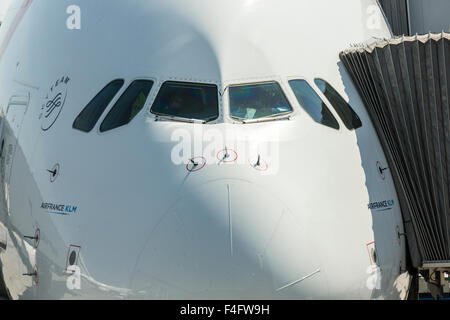 Airbus A380 nose Stock Photo - Alamy