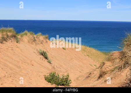 Grand Sable sand dunes on Lake Superior in Pictured Rocks National ...