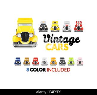 Isolated 3d yellow racing car icon Stock Vector Image & Art - Alamy