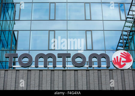 TomTom Amsterdam, HQ, headquarters, head office. Dutch manufacturer of ...