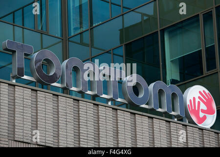 TomTom Amsterdam, HQ, headquarters, head office. Dutch manufacturer of ...