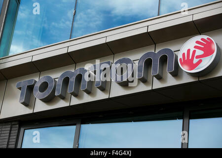 TomTom Amsterdam, HQ, headquarters, head office. Dutch manufacturer of ...
