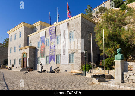 The Historic Archives and Museum of Hydra building, Hydra Island ...