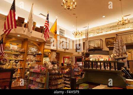 The gift shop interior, Boston Tea Party ships and Museum; Boston ...
