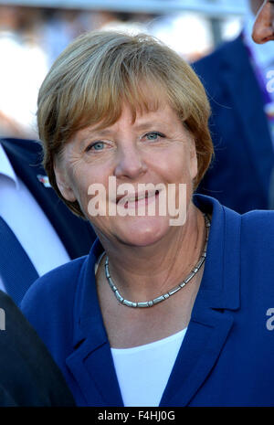 Angela Merkel visits Expo 2015 in Milan Featuring: Matteo Renzi, Agnese ...