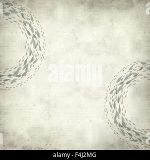 stylish textured old paper background with watercolor poppies Stock ...