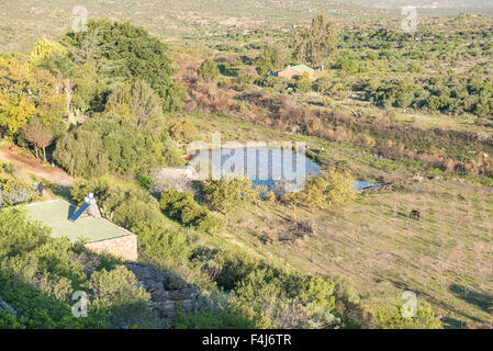VANRHYNSDORP, SOUTH AFRICA - AUGUST 20, 2015: View of the Gifberg ...