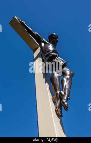 Cross in the woods, Indian River, Michigan Stock Photo - Alamy